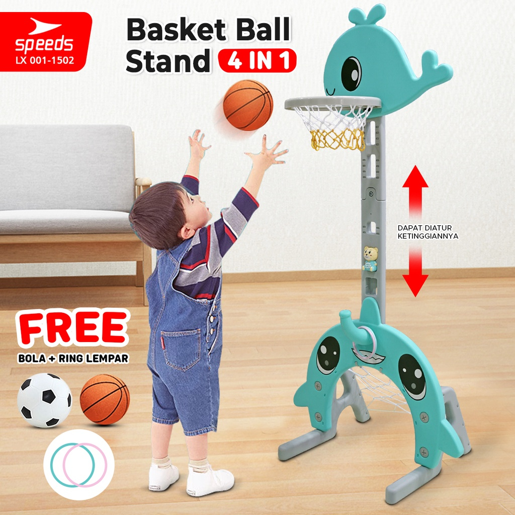 Jual Molion Mainan Ring Bola Basket Anak 4in1 Gawang Bola Anak Ring ...
