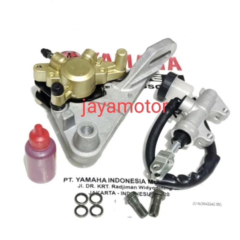 Jual master rem+Kaliper belakang Assy Yamaha Jupiter MX new 135 free baut 2pcs+minyak rem ...