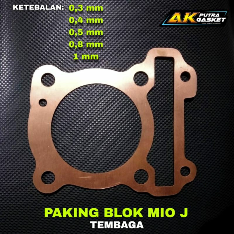 Jual Paking Blok Mio J Tembaga / Packing Gasket Perpak Yamaha Mio J ...
