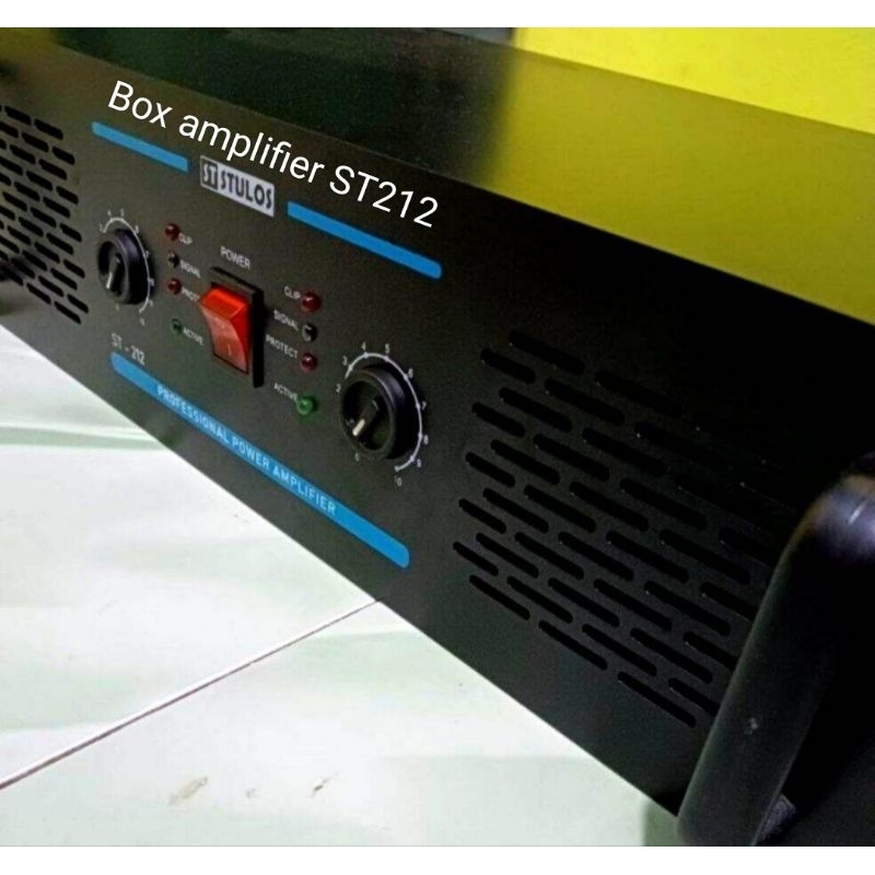 Jual Box power amplifier sudah dilengkapi acessoris ST212 -Back ...