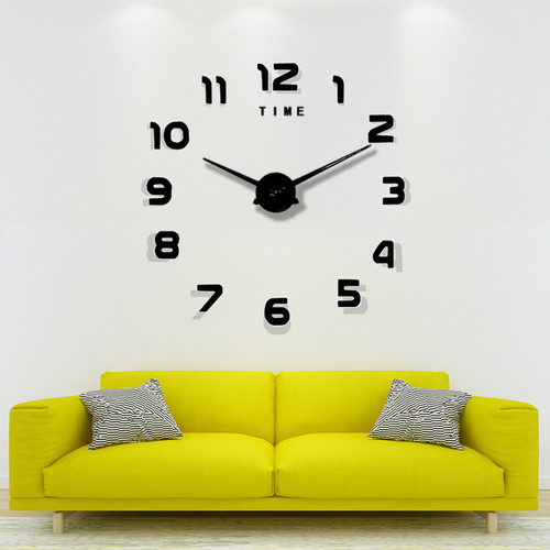 Jual Jam Dinding Besar 3D Jumbo 130cm DIY Dekorasi Rumah Jam Dinding ...
