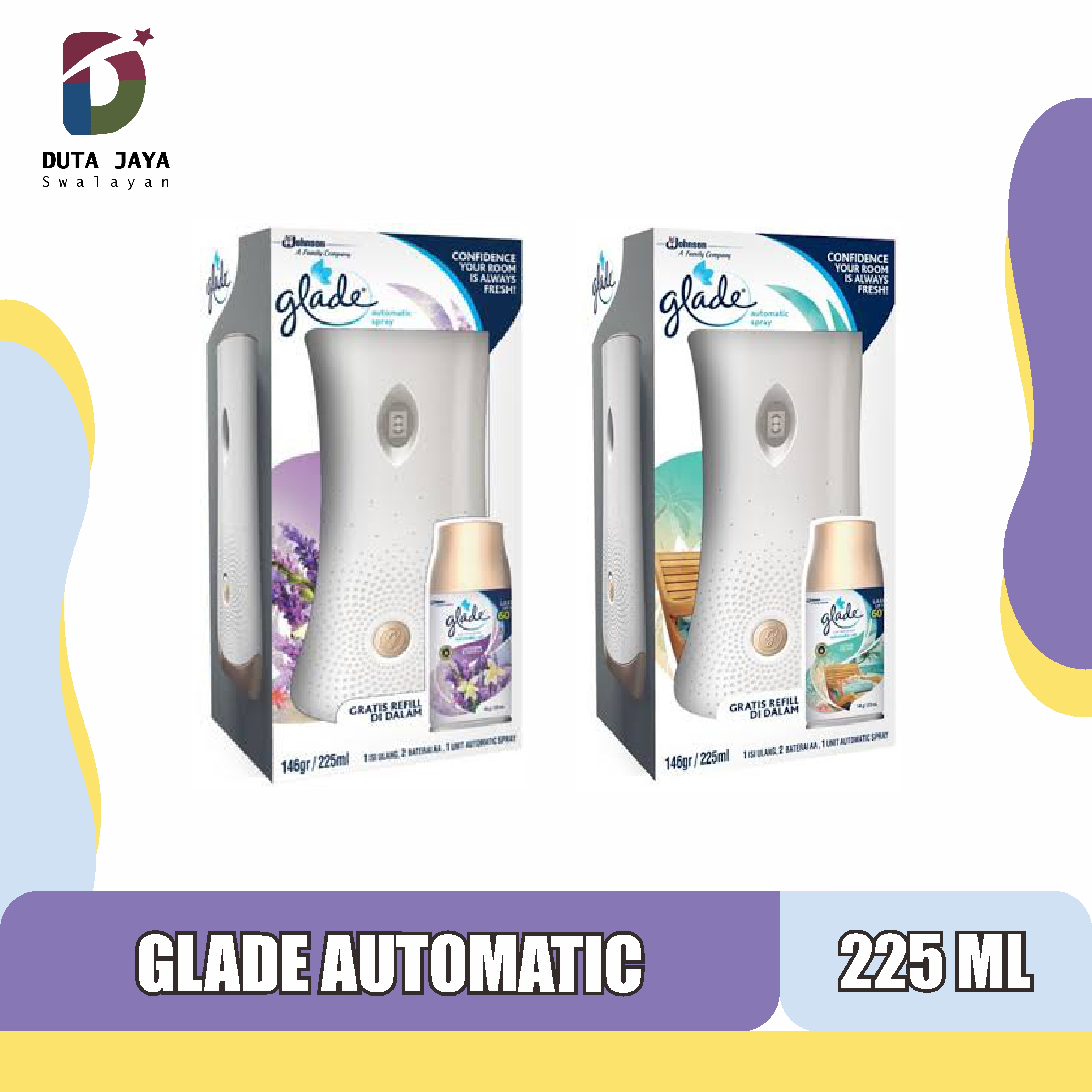 Jual Glade Automatic Spray Device Box Set Pengharum Ruangan Matic 225 ...