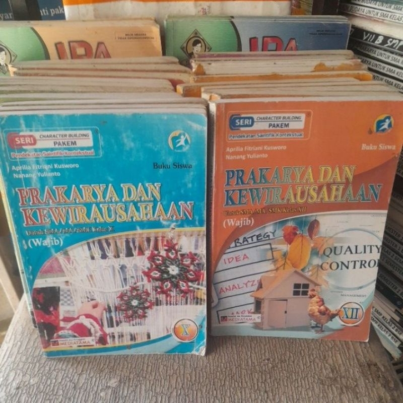 Jual Buku siswa PRAKARYA DAN KEWIRAUSAHAAN UNTUK SMA KELAS 10 & 12 ...