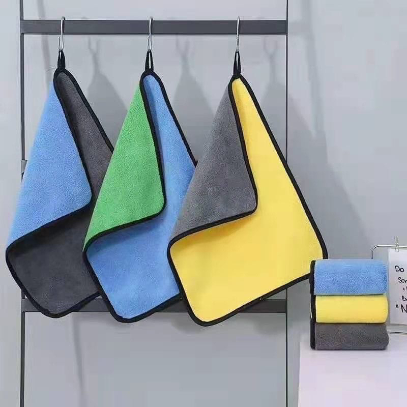 Jual KAIN LAP MOBIL MICROFIBER 30 X 30 / KAIN LAP KUNING SERBAGUNA ...