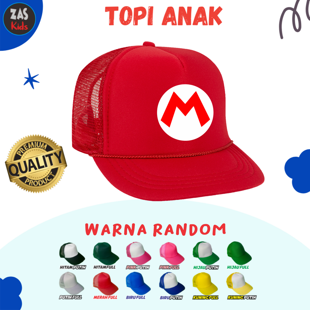 Jual Kaos Anak SUPER MARIO BROS Free Cetak Nama / Tulisan Banyak ...