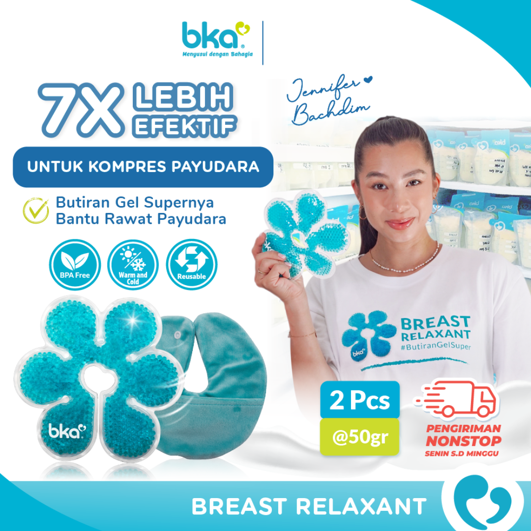 Jual BUTIRAN GEL SUPER BREAST RELAXANT BKA Isi 2pcs | Kompres Payudara ...