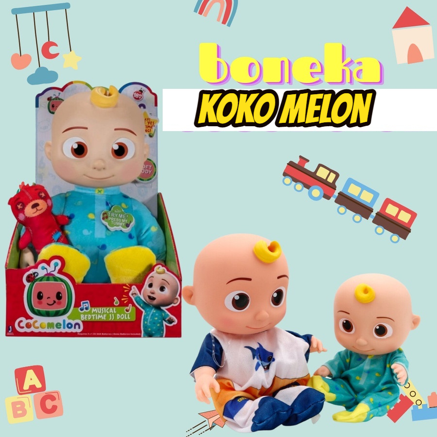 Jual Mainan Anak Boneka Doll Lucu kokomelon musik NYANYI koko melon ...