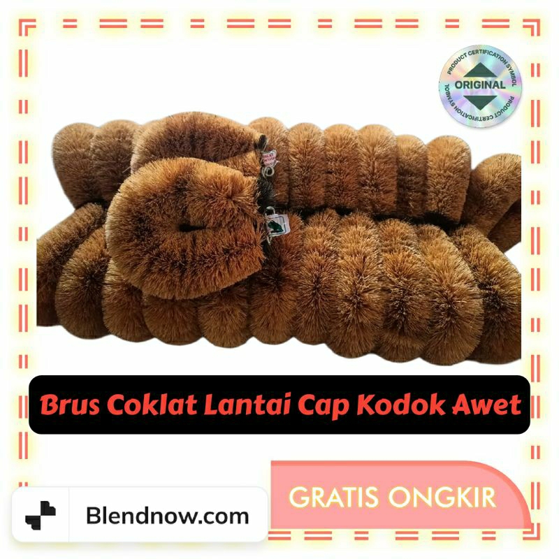 Jual SIKAT HITAM BRUS HITAM/COKLAT (25 PCS) Sikat Botol CAP KODOK TAHAN ...