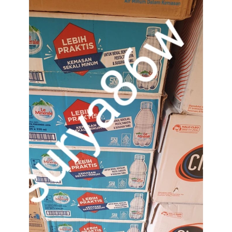 Jual INSTANT SAJA harga 1 dos le minerale 330ml x24 mini botol kecil ...