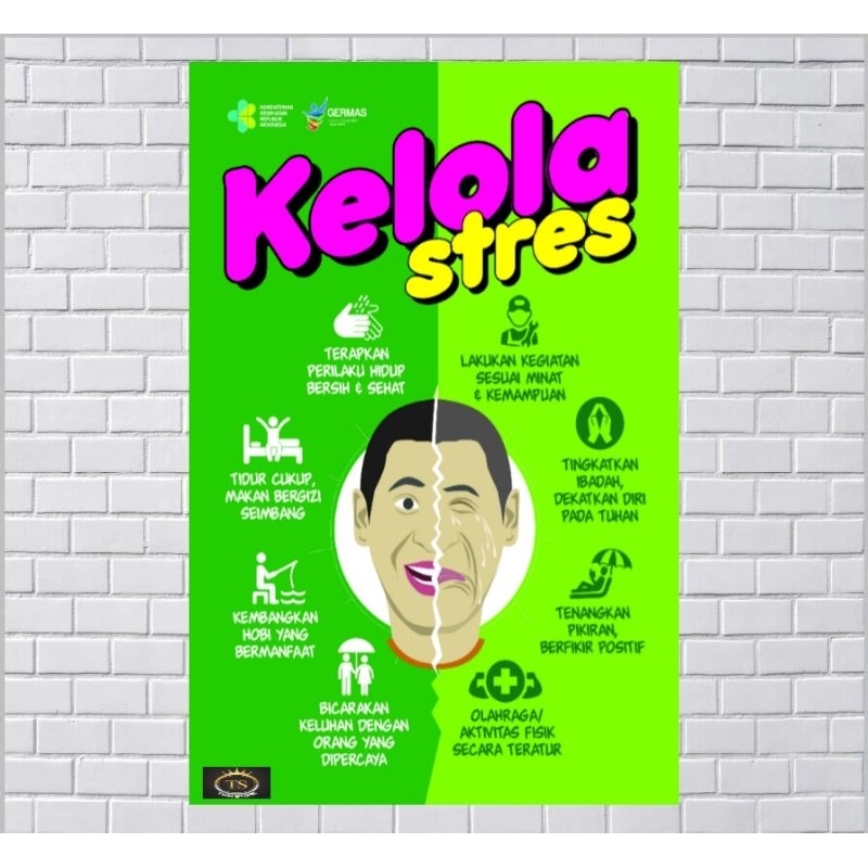 Jual Poster Kesehatan Tentang Kelola Stres | Shopee Indonesia