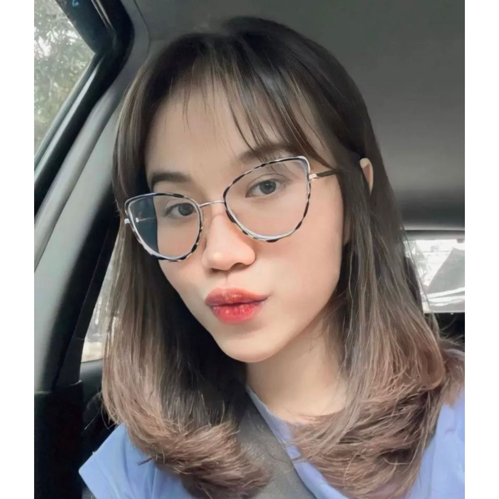 Jual E E68 Kacamata Photocromic Cat Eye Wanita Terbaru Kacamata