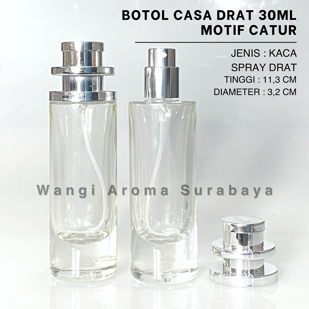 Jual Botol Parfum Casa Catur 30ML Spray Drat - Botol Parfum Casa Catur ...