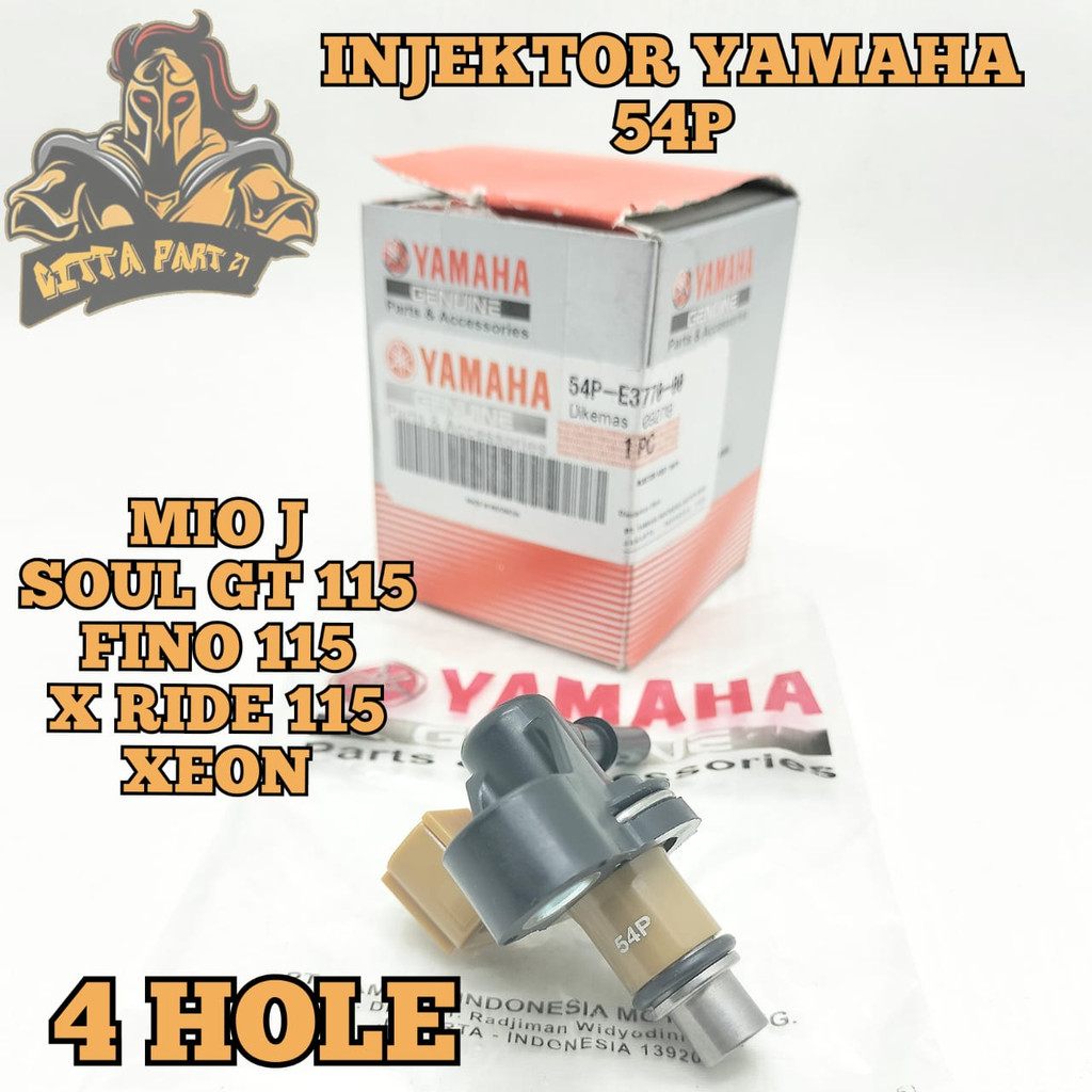 Jual INJEKTOR SET KOMPLIT ASLI ORIGINAL YAMAHA 54P 4 HOLE KUALITAS ASLI ORIGINAL YAMAHA AHM ...