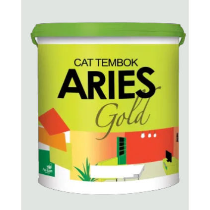 Jual CAT TEMBOK ARIES GOLD PAIL 18KG DINDING ATAP PLAFON ETERNIT GYPSUM ...