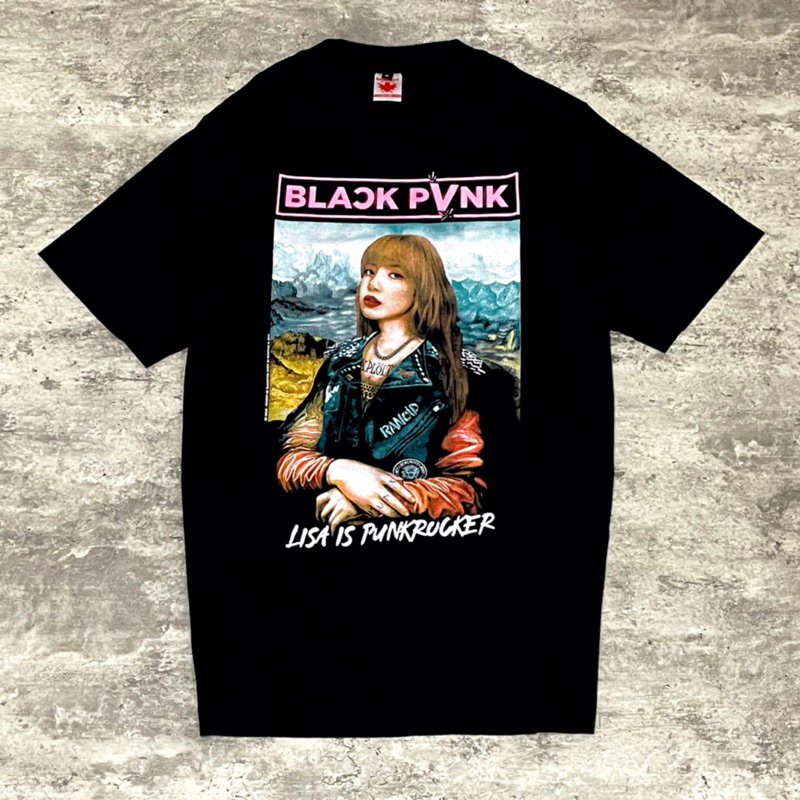 Jual Tshirt Blackpunk Lisa Is Punkrocker | Shopee Indonesia