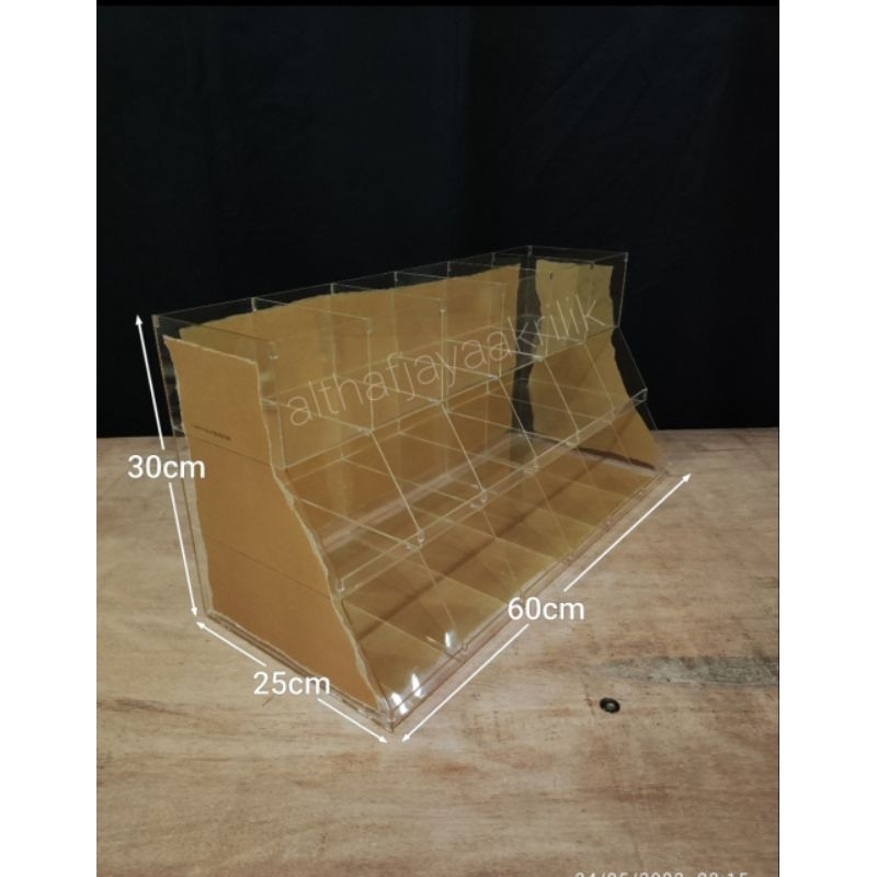 Jual rak akrilik / tempat permen & makanan | Shopee Indonesia