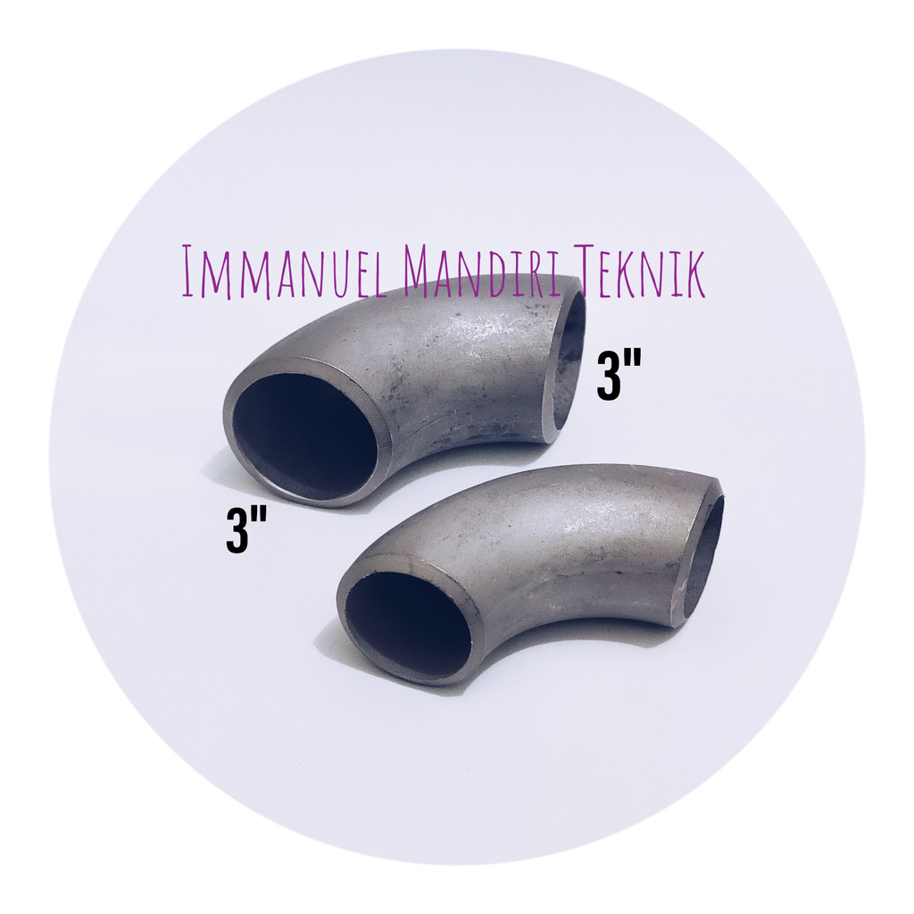 Jual Elbow las 3 in stainless steel sch10 / Knee elbow 3 inch welded ...