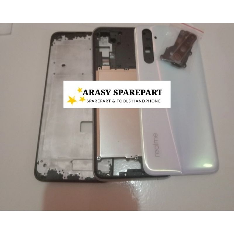 Jual Ready kesing housing casing full set realme 6 frame + bezel + backdoor Ori | Shopee Indonesia
