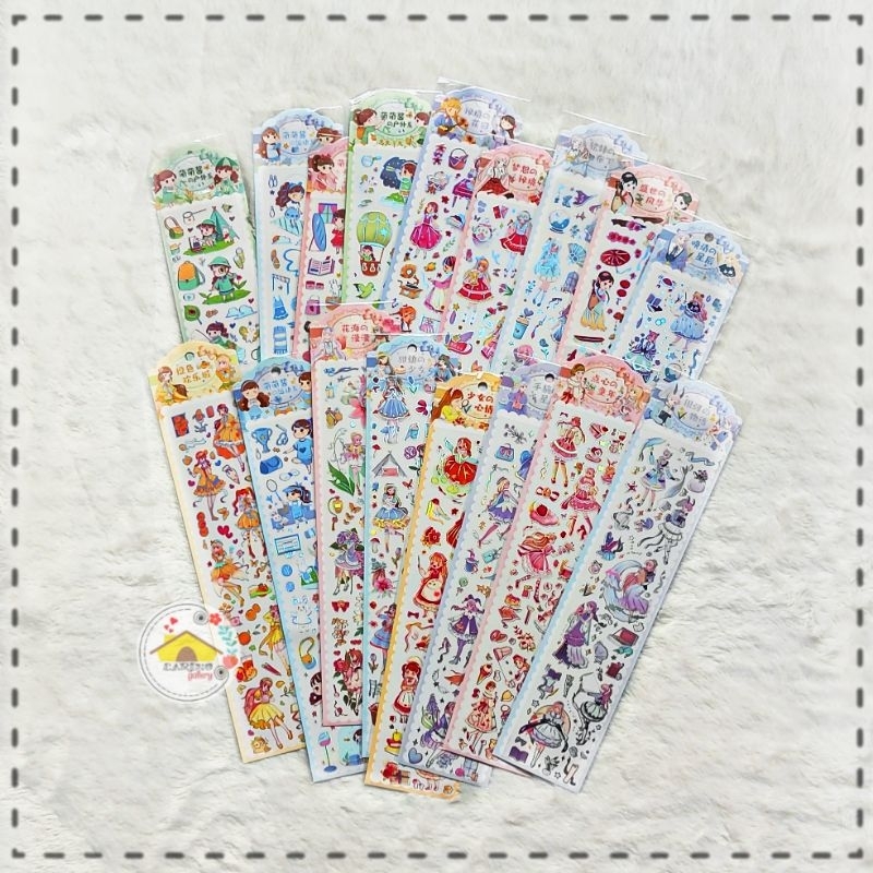 Jual STIKER XI MENG YOUBI - Long Transparan Sticker 1 Sheet | Shopee ...