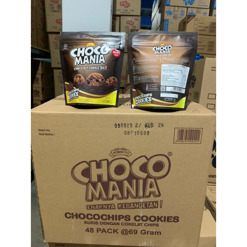 Jual Chocomania Chocolate Chip Cookies Kemasan Pouch | Shopee Indonesia