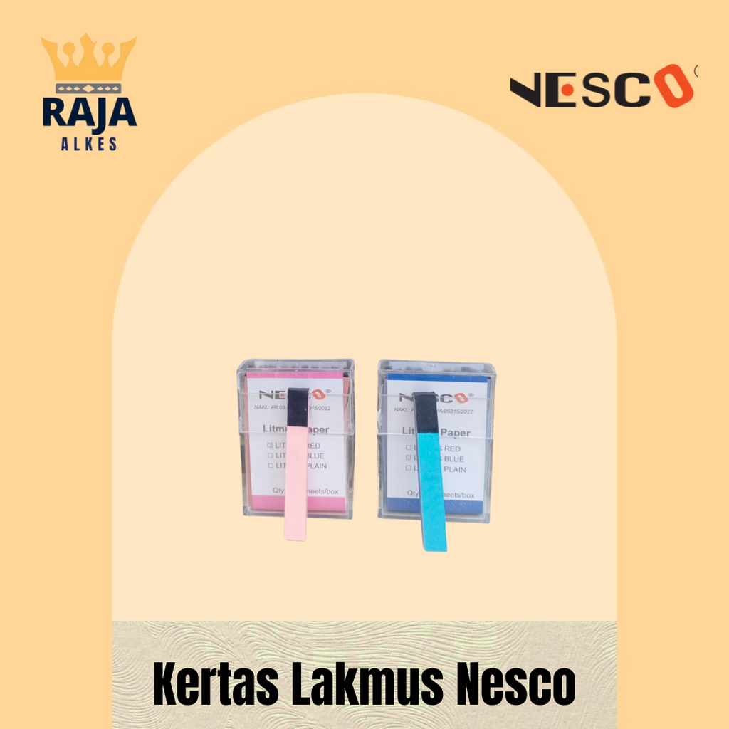 Jual Kertas Lakmus NESCO Kertas Lakmus Merah & Biru Litmus Paper Kertas ...