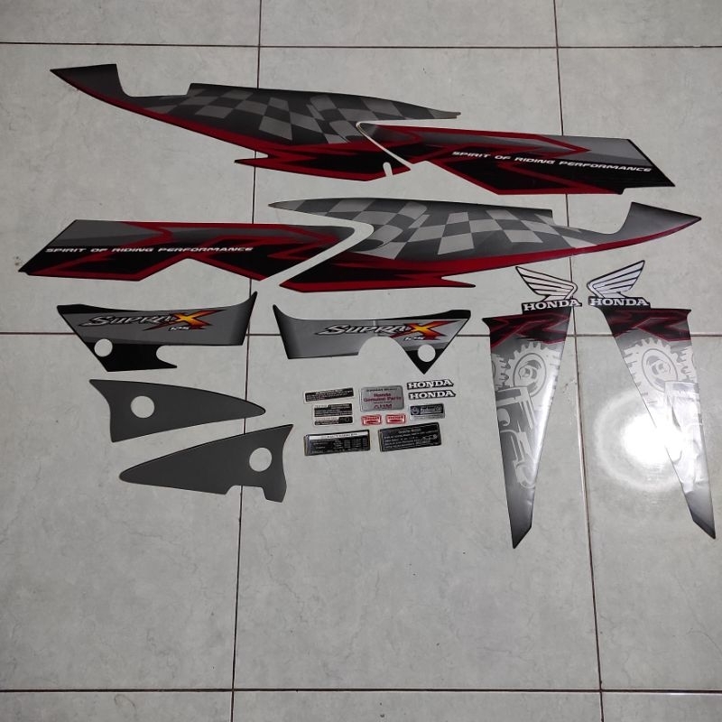 Jual Stiker stripping striping decal graphic Honda Supra X 125 R suprax ...