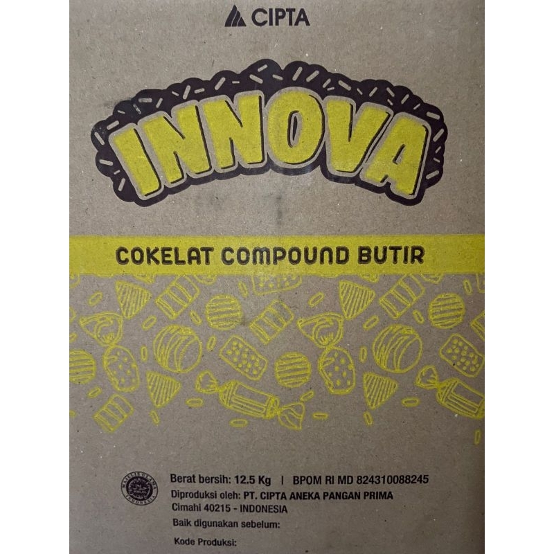 Jual Innova Meses Cokelat Butir 12,5 kg | Shopee Indonesia