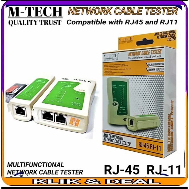 Jual cable kabel LAN tester network Rj45 Rj11 | Shopee Indonesia