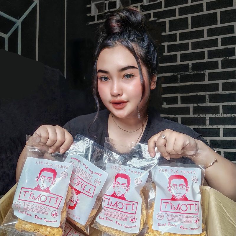 Jual Keripik tempe timoti ukuran L/Besar | Shopee Indonesia