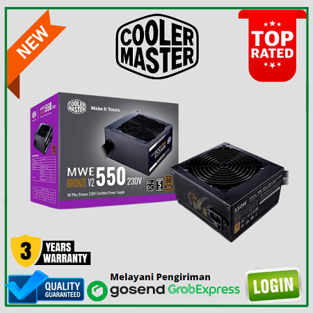 Jual Cooler Master MWE Bronze 550 V2 - 550W 80+ BRONZE | Shopee Indonesia