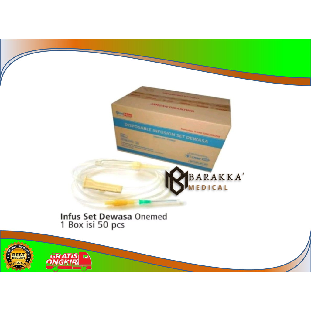 Jual Disposible Infusion Set/Infus Set Dewasa One Med | Shopee Indonesia