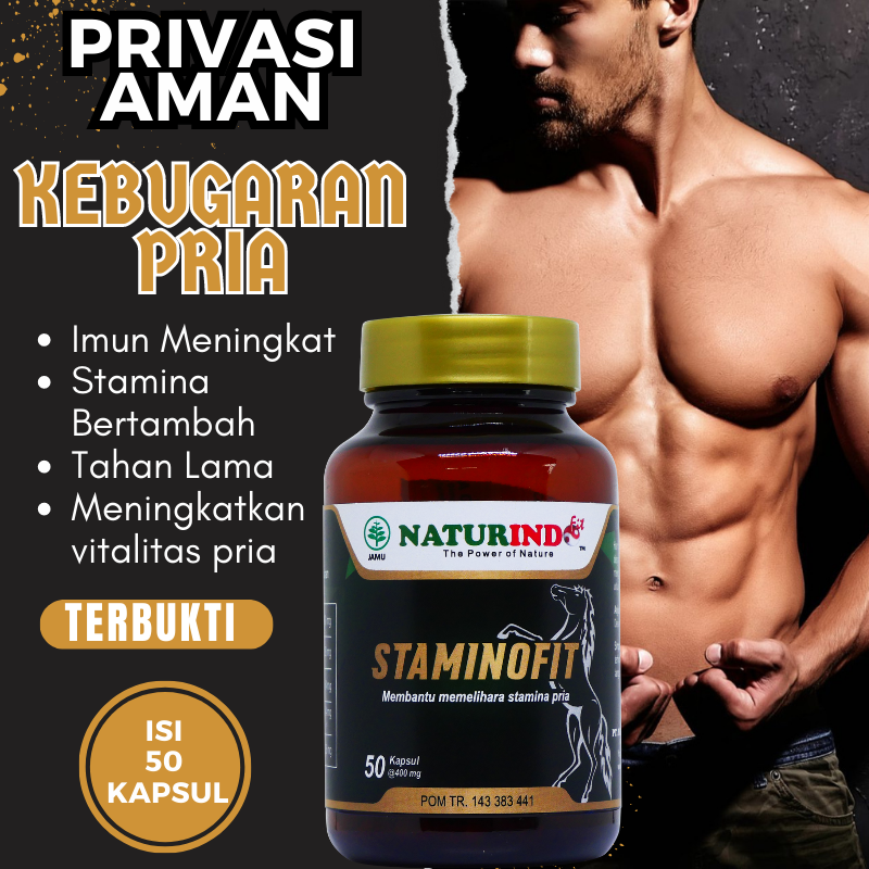 Jual Obat Kuat Pria Tahan Lama Staminofit Naturindo Original 100 Mengatasi Ejakulasi Dini Jamu ...