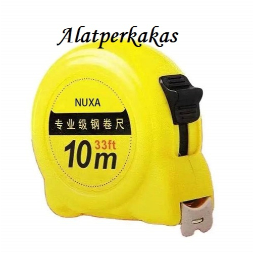 Jual NUXA Meteran 10 meter 10m Alat Ukur Measuring Tape Stainless Steel ...
