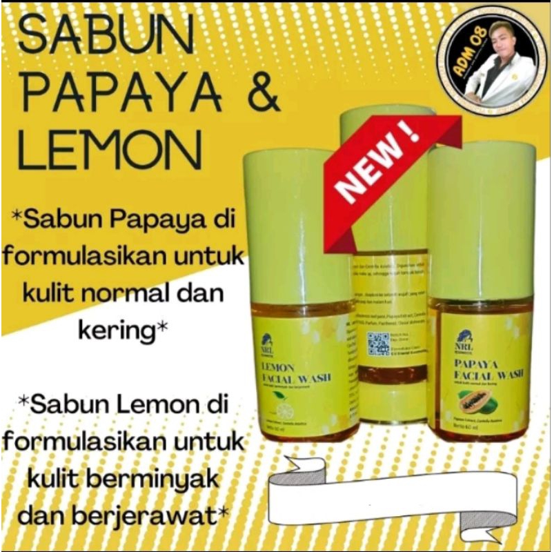 Jual FACIAL WASH PAPAYA BY NRL (ECER) | Shopee Indonesia