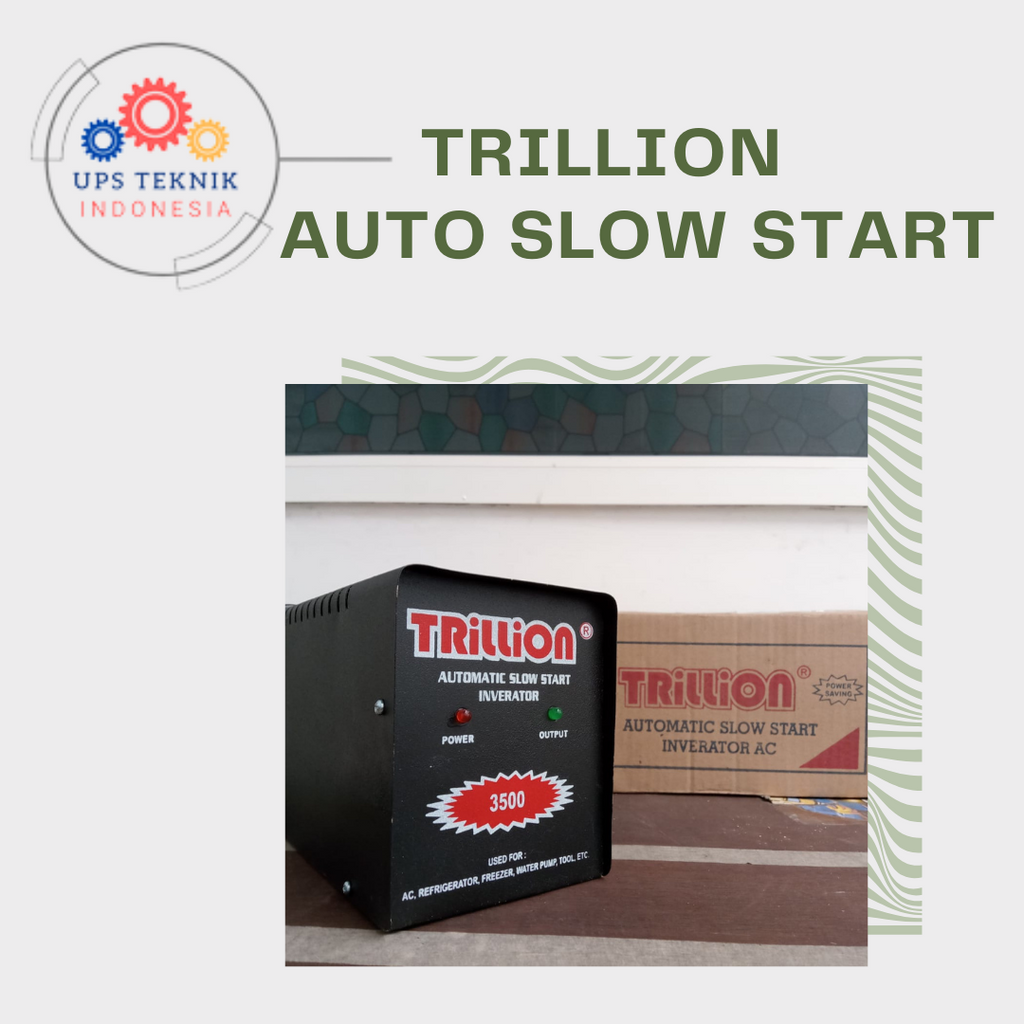Jual TRILLION AUTOMATIC SLOW START/ INVERATOR ANTI JEGLEK 3500WATT ...