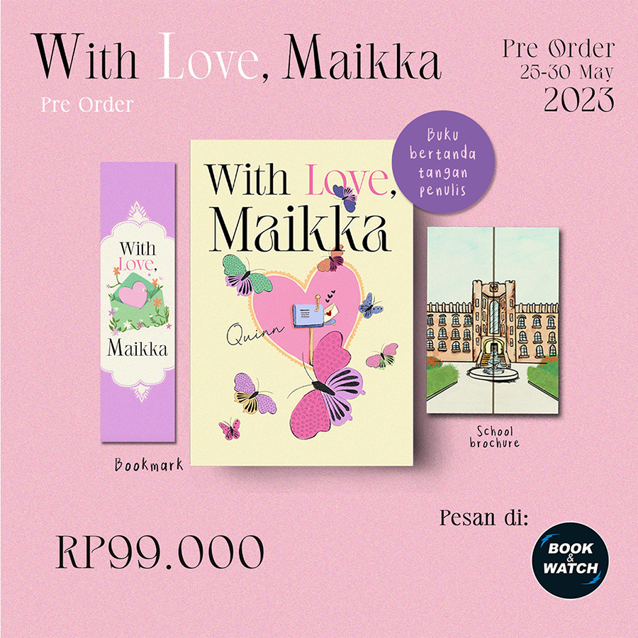 Jual Novel With Love, Maikka, Penulis Quinn Penerbit Bukune Original Edisi Reguler Soft Cover ...