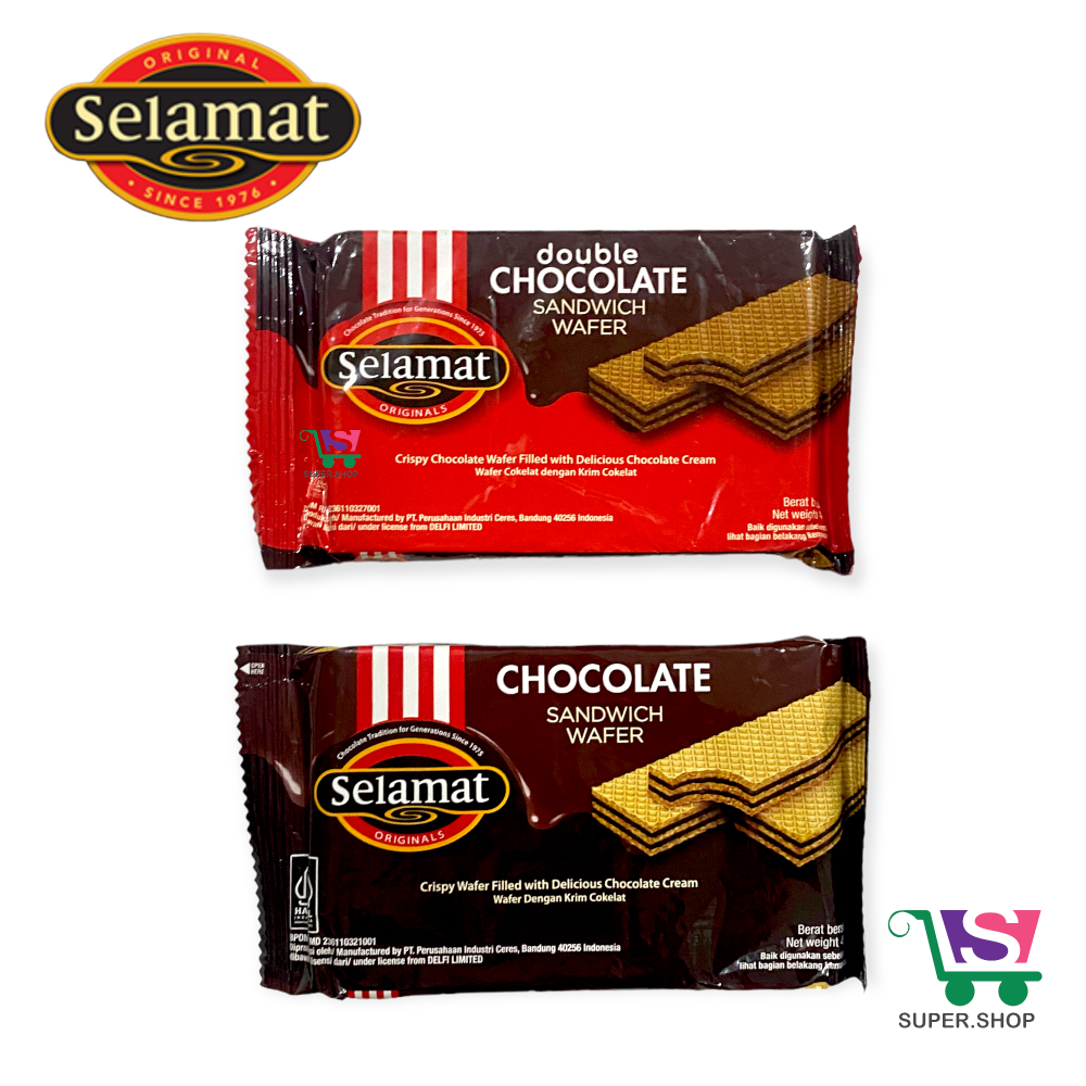 Jual Selamat Wafer Sandwich Cokelat 45 Gram | Shopee Indonesia