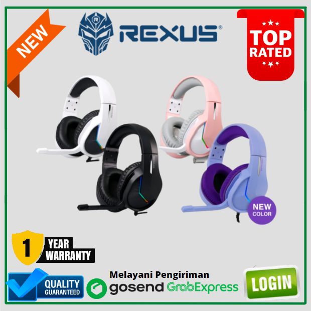 Jual Rexus Headset Gaming Vonix F80 - RGB | Shopee Indonesia