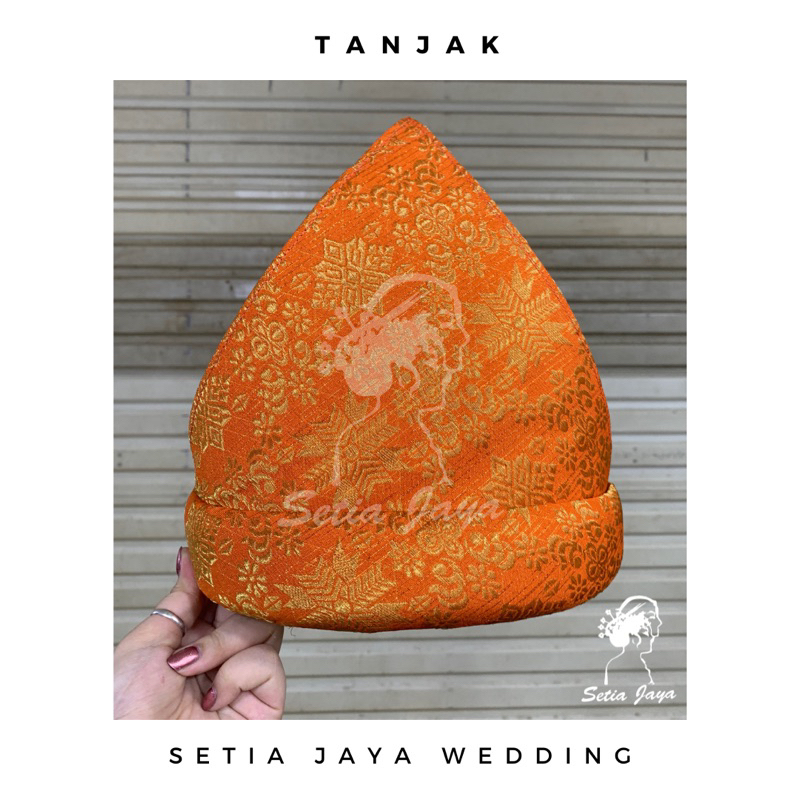 Jual Topi Tanjak Songket Palembang, Koto Gadang, Padang/ Tanjak Tinggi ...