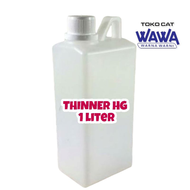 Jual Thinner HG high gloss curah eceran literan pengencer cat duco nc epoxy 1liter/500ml ...