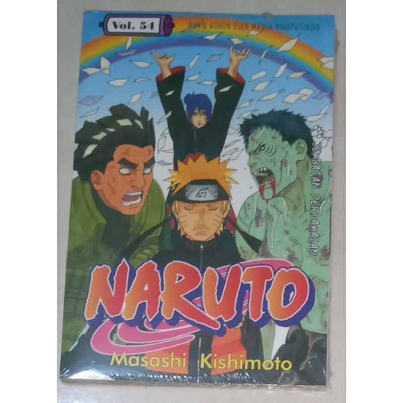 Jual komik Naruto vol 54 original segel | Shopee Indonesia