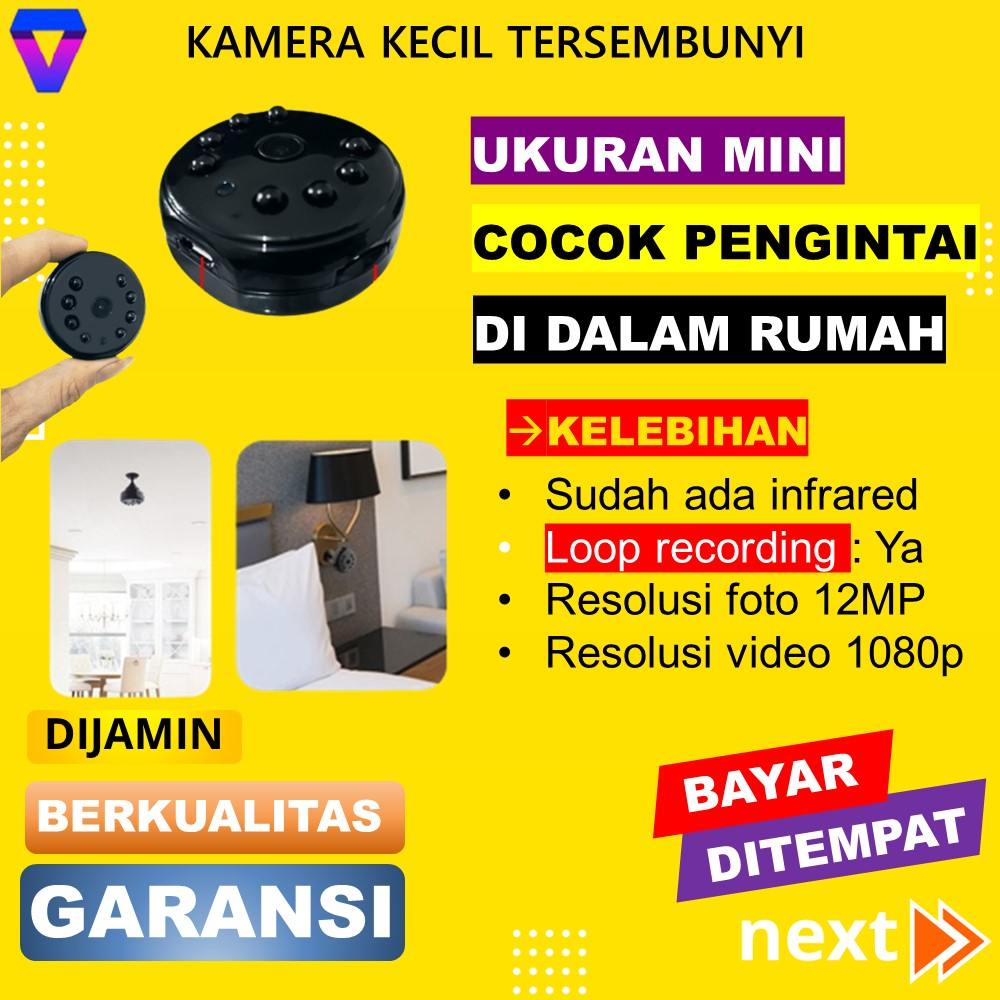 Jual KAMERA MINI TERSEMBUNYI TANPA KABEL CAMERA CCTV KECIL PENGINTAI ...