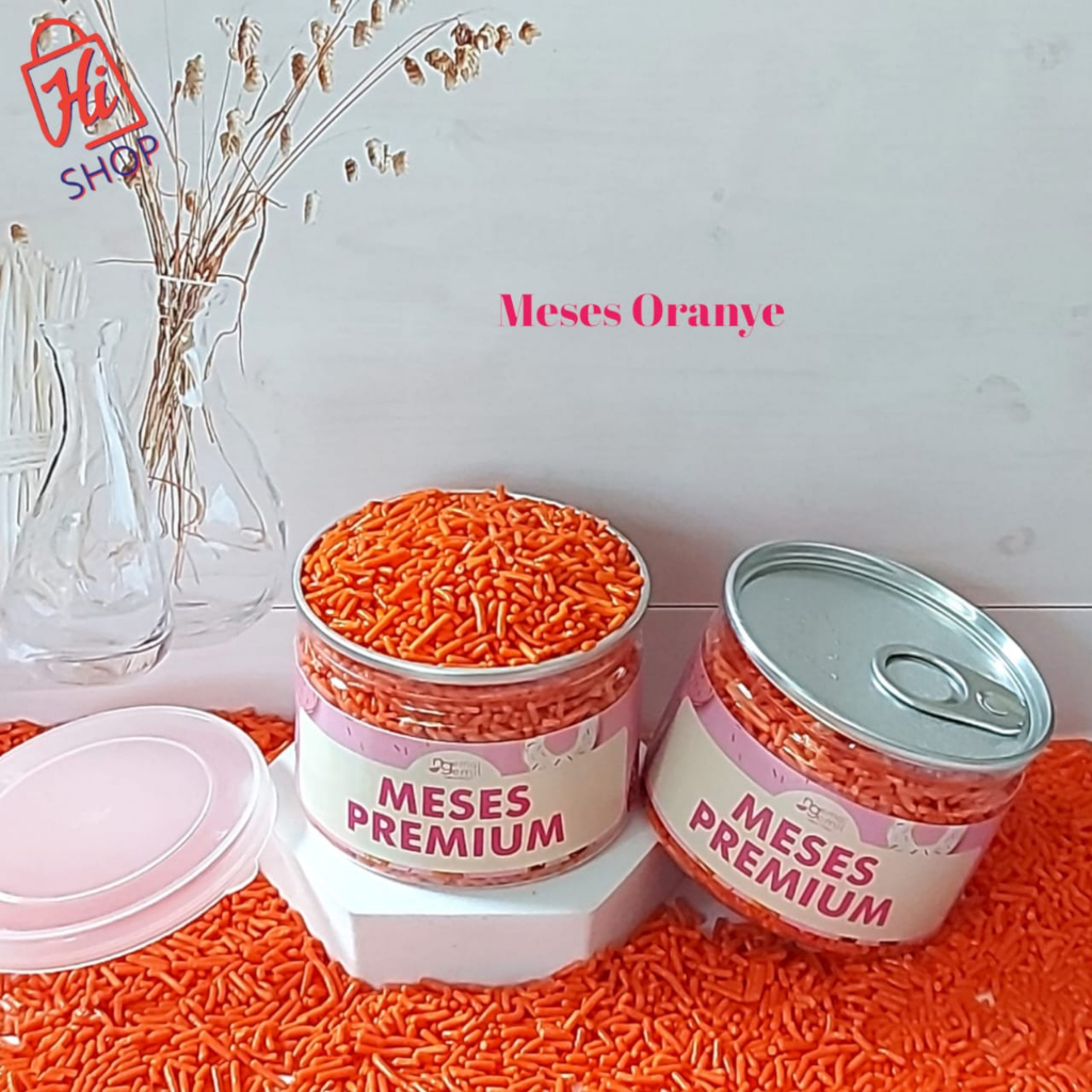 Jual Can Meses Orange Butiran Coklat Sprinkle Topping Kue Donut Bolu ...