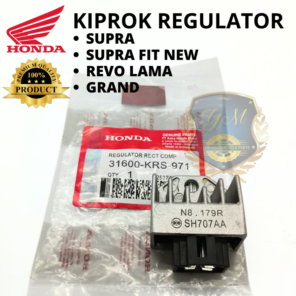 Jual ORIGINAL KIPROK REGULATOR HONDA SUPRA LAMA FIT NEW REVO OLD GRAND ...