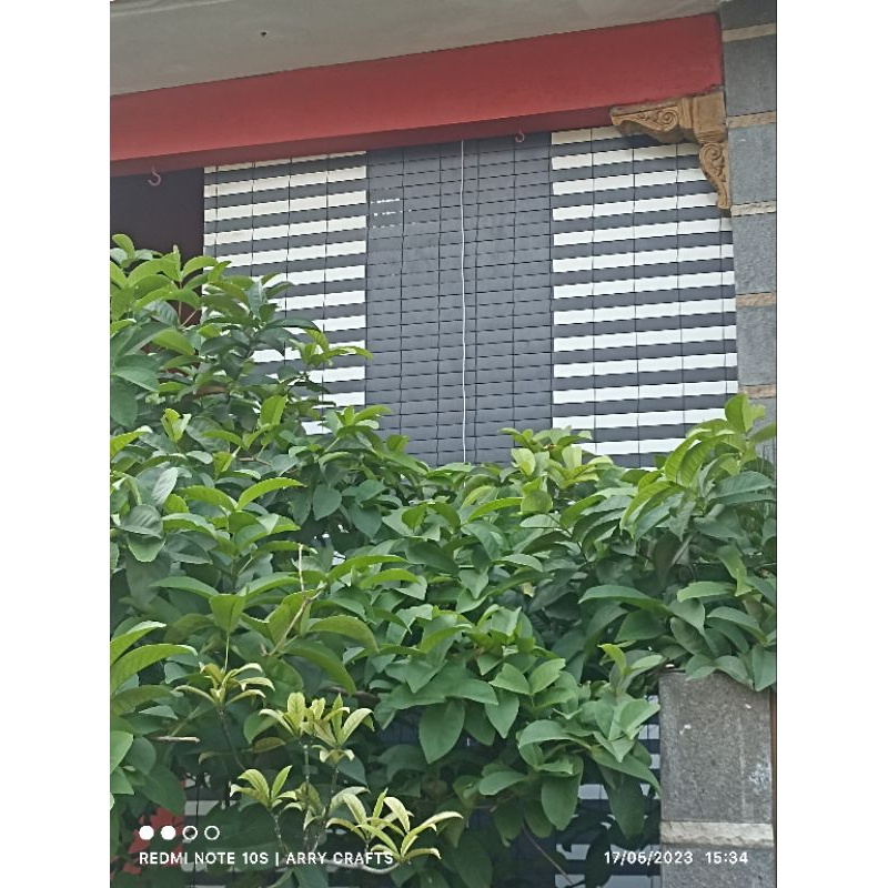 Jual Kerai Tirai Pvc Edging Indoor Outdoor + Tali Penggulung | Shopee ...