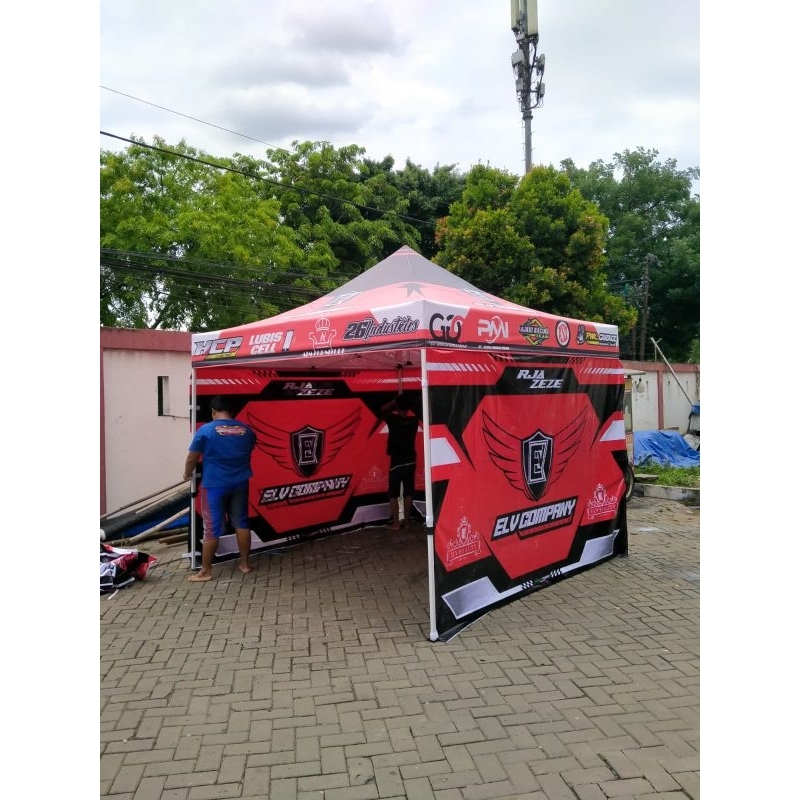 Jual Tenda Lipat Paddock - Tenda Balap Ukuran 3 mtr X 3 mtr PREMIUM ...