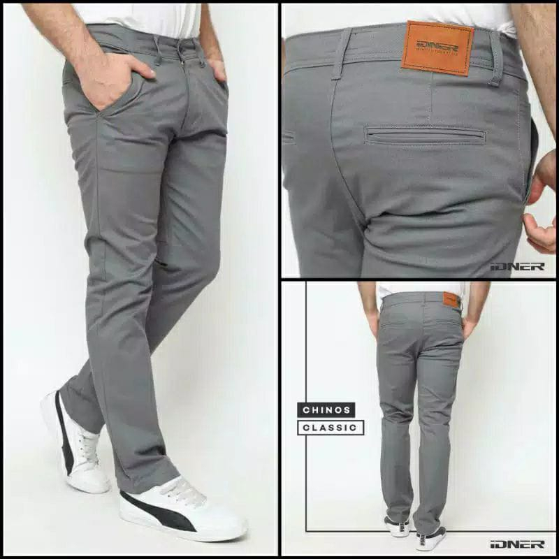 Jual [TERLARIS] CELANA PANJANG PRIA UKURAN 27-38 PREMIUM QUALITY CHINOS SLIMFIT COWOK SKINNY ...