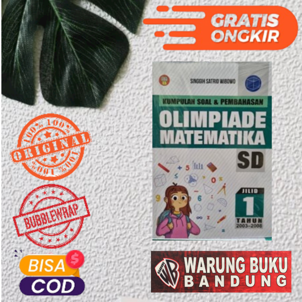 Jual Buku Kumpulan Soal dan Pembahasan Olimpiade Matematika SD Jilid 1 - Singgih Satrio Wibowo ...
