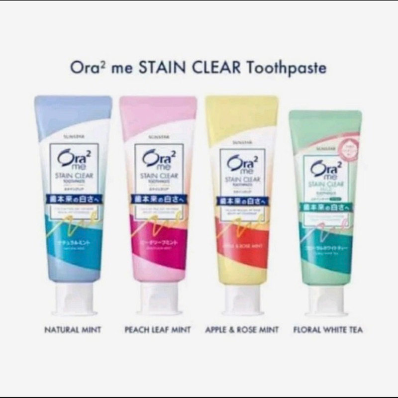 Jual SUNSTAR - ORA2 ME STAIN CLEAR TOOTHPASTE 130g No.1 BEST SELLER 100 ...