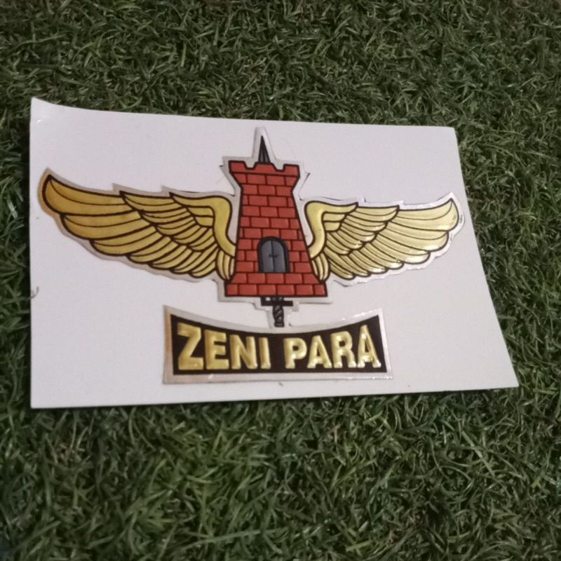 Jual stiker embos PVC ZENI PARA | Shopee Indonesia